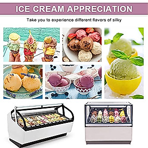 Mvckyi 10L/2.64 Gal Cylinder Gelato Maker Hard Ice Cream Machine for Commercial use, 40L/H