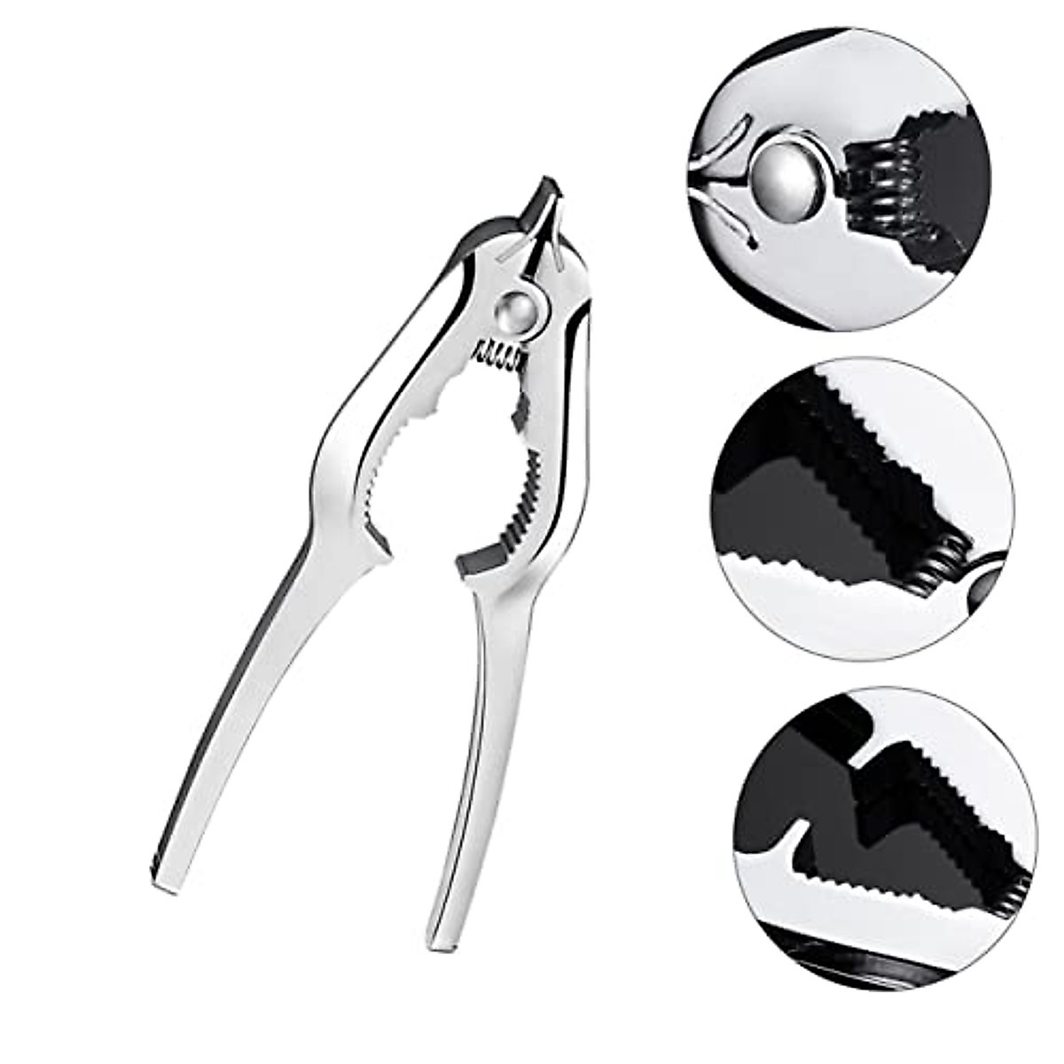 Pecan Cookies 1pc Open Venerupis Philippinarum Device Cookies Seafood Tools Walnut Opener Nutcracker Cracking Nuts Crab Crackers Kitchen Tool Household Open Too Clam Clamp