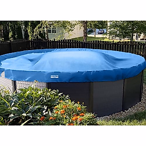 Aquatix Pro Pool Pillows for Above Ground Pools, 4 x 8 ft Closing Winter Kit with 100ft Rope, Super Thick 0.4mm PVC Swimming Pool Cover Air Pillow, Cold-Resistant Winterizing Ice Equalizer