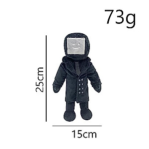 Qabfwe Skibidi Toilet Plush, 11" Speakerman Bosses Plushies Toys Skibidi Toilet Head Plushies Toys for Fans and Friends Beautifully Stuffed Animals Doll Gifts (4pcs)