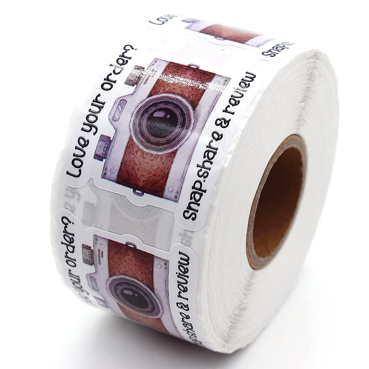 Littlefa Thank You Label Stickers, 500 PCS, Handmade Stickers for Small Business, Mail Packaging Stickers, Eye-catching Patterns, Self Adhesive