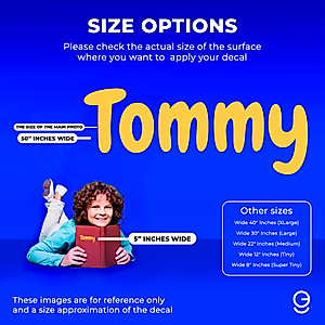 crypto Multiple Font Custom Name Nursery Wall Decal - Mural Wall Decal Sticker for Home Children's Bedroom, Car and Laptop (OP004)