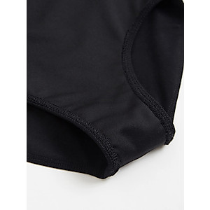 Stelle Girls Toddler Leotard for Ballet Dance Leotards Gymnastics Ruffle Short Sleeve Outfits(Black,2-3T)