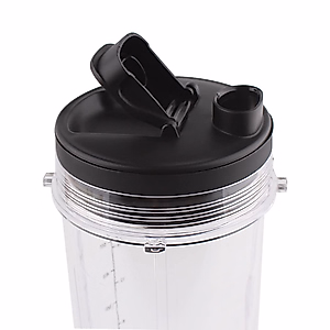 Joyparts Replacement Parts Lids for Ninja Blender, 3.55" sip & seal lids Seal Lids For Auto-iQ Ninja Blender 12oz 18oz 24oz 32oz cups