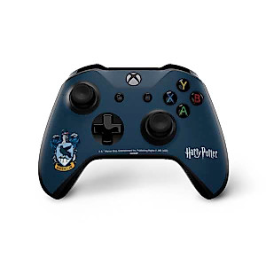 Skinit Decal Gaming Skin Compatible with Xbox One X Controller - Officially Licensed Warner Bros Ravenclaw House Crest Design