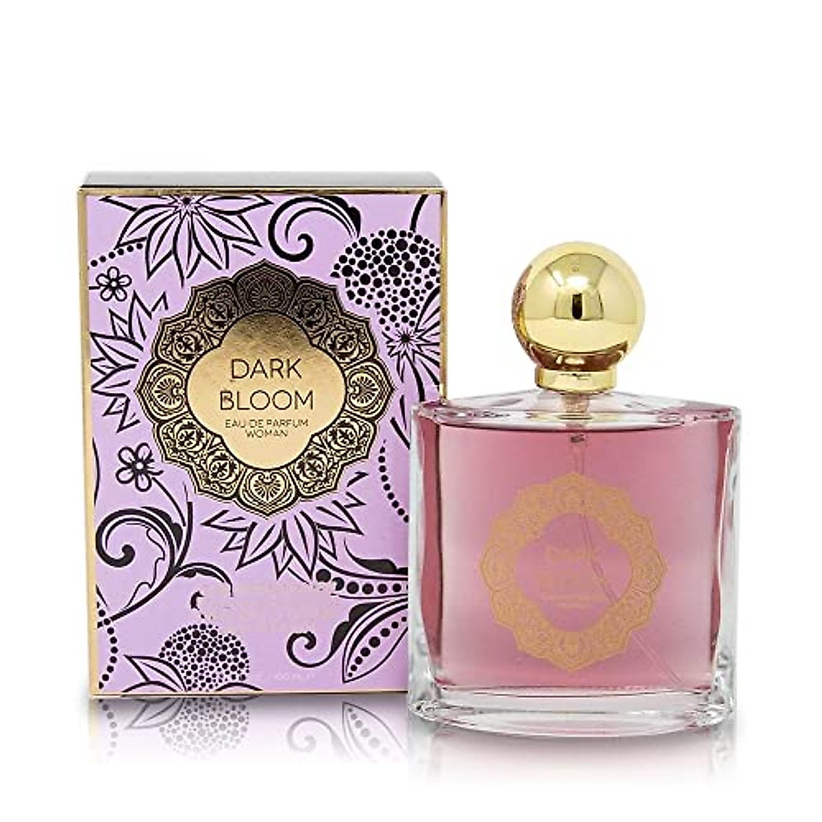 NovoGlow Dark Bloom-Eau De Parfum Spray Perfume, Fragrance For Women- Daywear, Casual Daily Cologne 3.4 Oz Bottle- Ideal EDP Beauty Gift for Birthday, Anniversary