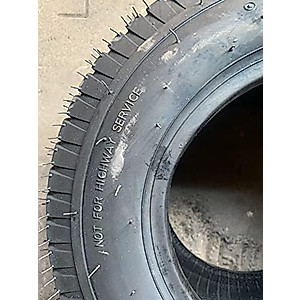 AutoForever 18x8.50-8 Lawn Mower Tubeless Tires 18-8.50-8 4 PLY Turf Tractor Lawn Garden Golf Cart Tire 18x8.50x8 Tubless Tire Max Load 815Lbs Set of 2