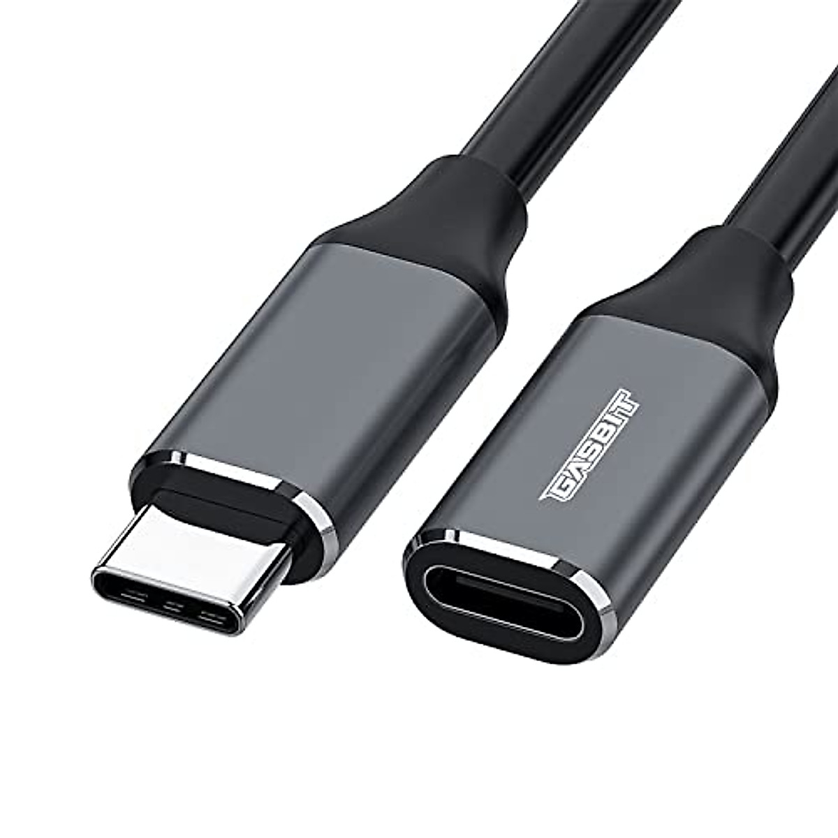 Extension Cable Type C Male to Female USBC to USBC Fast Charging Cable – Multi-Usually USBC to C/USB 3.1 GEN2 High-Speed; Supports 10Gbps/4K Video/PD 100W; Non-Braided C Wire; Black (4 Ft/1.2m)