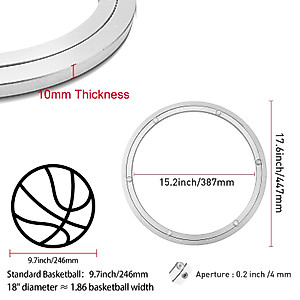 TamBee 18 Inch Lazy Susan Hardware Aluminum Bearing Metal Rotating Turntable Bearing Swivel Plate Hardware Lazy Susan Bearing Lazy Susan Parts Lazy Susan Mechanism Lazy Susan Kit Lazy Susan Base Only