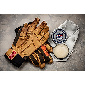 Hestra Glove & Mitt Leather Balm - All Natural Leather Conditioner & Protector