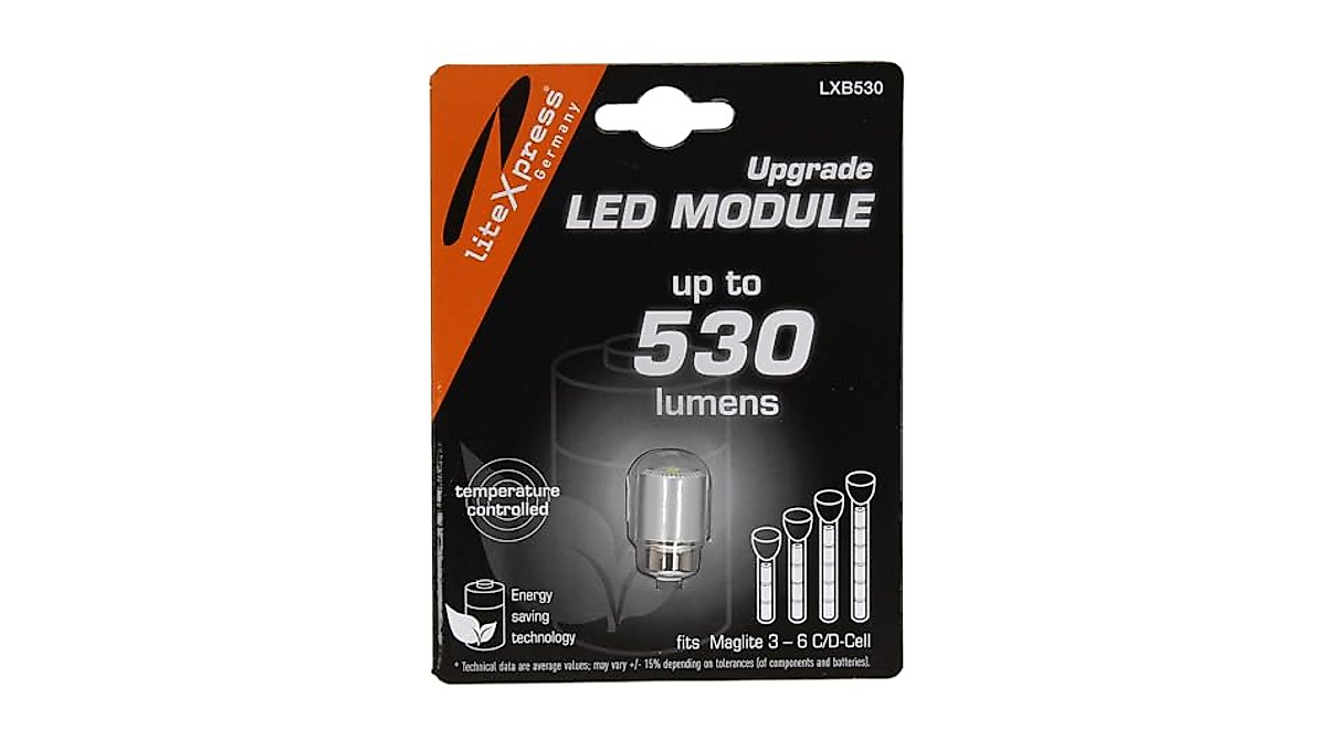 LiteXpress LXB530 LED Upgrade Module for Maglite