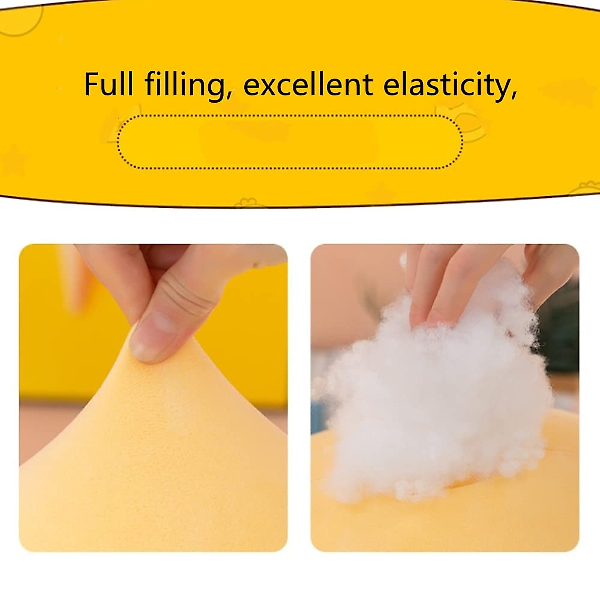 DEYI Plush Duck Stuffed Animal Soft Toys Yellow Duckling Stuff,Gifts for Friends and Children Christmas,Cute Yellow Throw Pillow (Short-Legged Yellow Duck,15.7in)