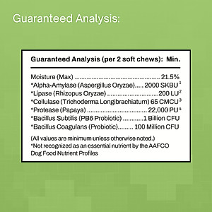 Probiotics for Dogs with Prebiotics and Digestive Enzymes - Allergy Relief