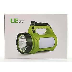 LE Rechargeable LED Camping Lantern, 1000LM, 5 Light Modes, Power Bank, IPX4 Waterproof, Lantern Flashlight for Hurricane Emergency, Hiking, Home and More, USB Cable Included