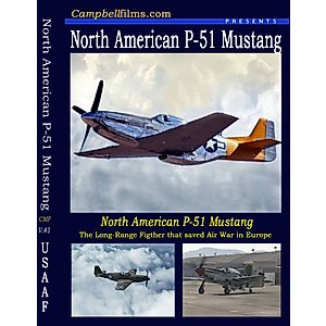 North American P-51 Mustang WW2 Warbird A-36 F-51 Korea old films DVD