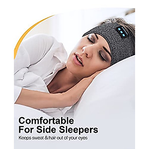 ASMRBAND Sleep Headphones Wireless Sleeping Headband Sleeping Headphones for Side Sleepers, Christmas Stocking Stuffers Birthday Gifts for Women Men