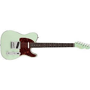 Fender American Ultra Luxe Telecaster - Surf Green with Rosewood Fingerboard
