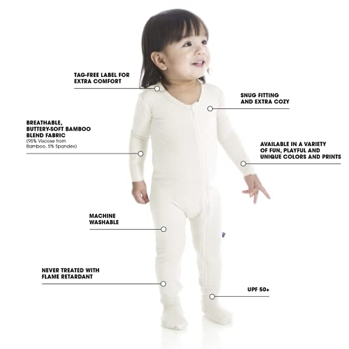 KicKee Pants Easter Footie with Zipper in Pegasus Bunny Print Loungewear, Onesie Boy or Girl Baby Clothes, Sleepwear for Babies (Pegasus Bunny - 0-3 Months)