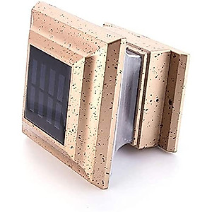 Solar Post Lamp Die-cast Light Solar LED Post Lamp Patio Lights Outdoor Waterproof Villa Garden European Courtyard Pillar Lamp Home Courtyard Pier Lights Pathway Illumination