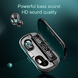 2022 New X8 F9 F9-5 F9-10 Wireless TWS BT 5.1 Earphone LED Power Display Audifonos Headphone Headset in-Ear HiFi Earbuds X8 Black