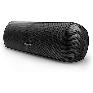 Anker Soundcore Motion+ Bluetooth Speaker with Hi-Res 30W Audio, Extended Bass and Treble, Wireless HiFi Portable Speaker with App, Customizable EQ, 12-Hour Playtime, IPX7 Waterproof, USB-C (Renewed) 