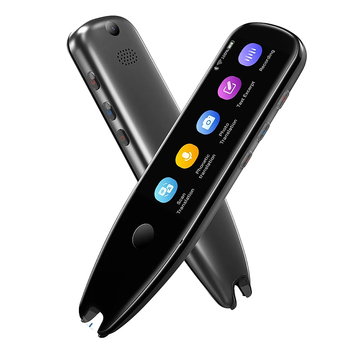 Adelagnes X5 Pro Reader Scanner Pen Dictionary Language Translator Device Voice Translator Support 112 Languages Real Time Text to Speech OCR/WiFi Translator Suitable for Meetings Travel Learning