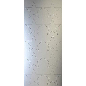 Cosco Papers Silver Star Certificate Seal, 30 Count (2019019)