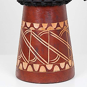 X8 Drums Djembe, Brown, 8.5-inch (X8-DJ-BKP-73)