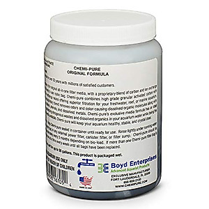 Boyd Enterprises ABE16705 Chemipure Filter Media for Aquarium, 10-Ounce
