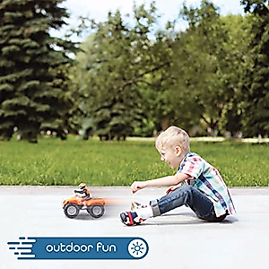 Motorized ATV Vehicle with Lights & Sounds, Battery Powered Toy Quad Bike, Monster Trucks for Boys and Girls Ages 3+