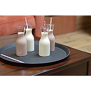 Cambro (1400CT110) 14" Round Fiberglass Bar Tray - Camtread® [Case of 12]