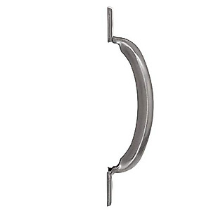 Everbilt 6-1/2 Inches Rust Resistant Stainless Steel Door Pull Handle - Polished Shine Heavy Duty Door Hardware with Screws - Ideal for Outdoor, Garage, Interior Metal or Wooden Doors and Barn Gates