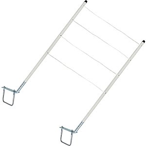 HUAALIUCHE 48" Long RV Bumper-Mounted Clothesline/Bumper Mount Versatile Clothes Line for RV