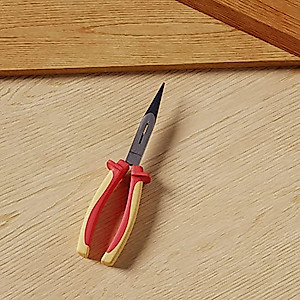 Amazon Basics 1000 Volt VDE Insulated Long Nose Pliers, 8-inch