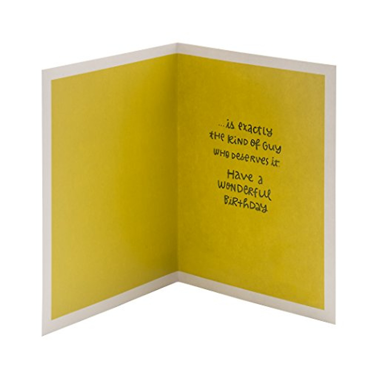 Hallmark Birthday Card for Him (Extra Attention), Color Band Cake (0499RZB1194)