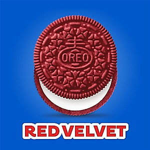 OREO Red Velvet Sandwich Cookies, Limited Edition, 12.2 oz