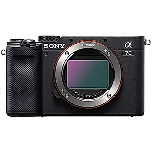 Sony Alpha a7C Mirrorless Digital Camera Bundle with Extra Battery, Gadget Bag, Card Reader, Starter Kit, Blower & Microfiber Cloth