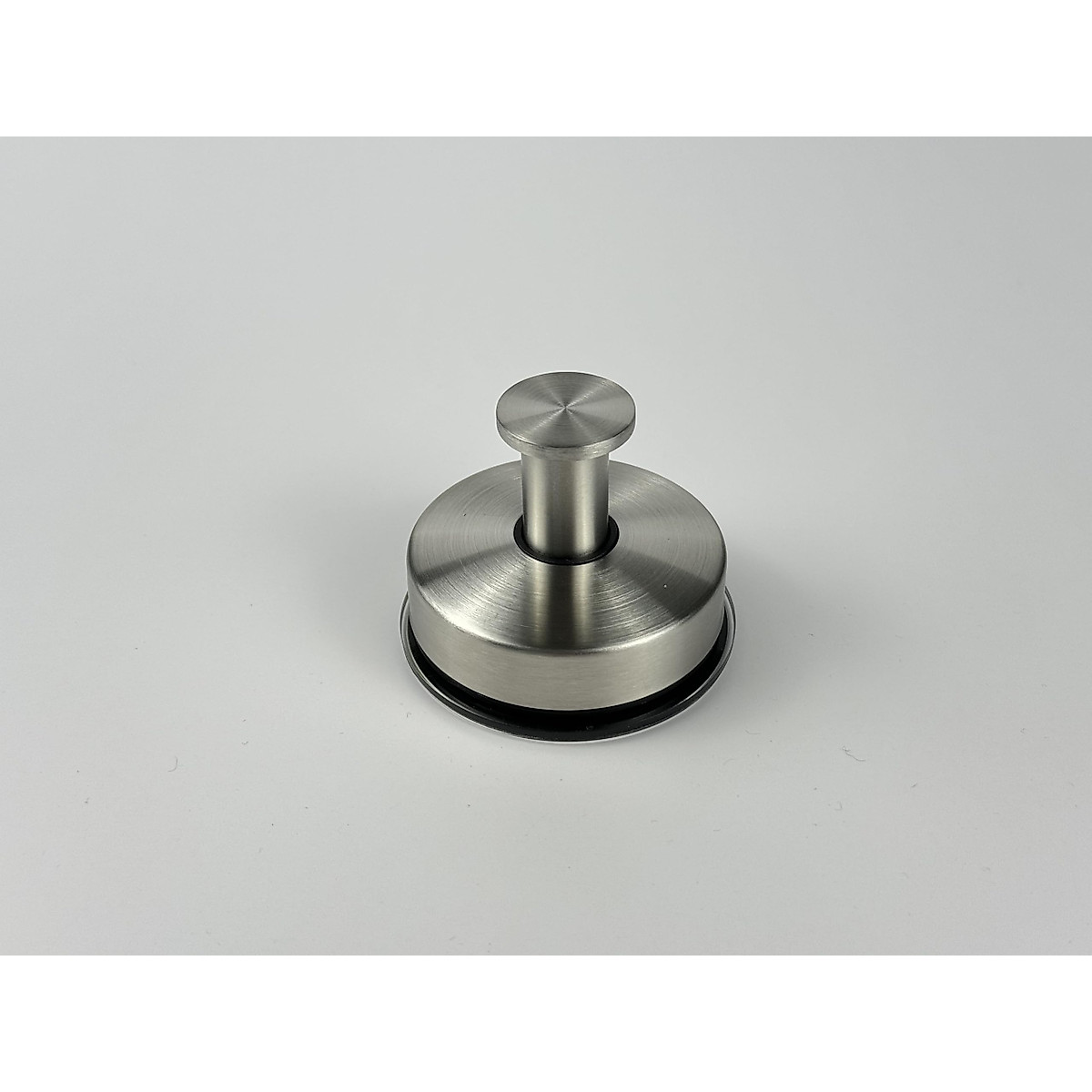 SUPRAQ Removeable Suction Cup Metal Hooks for Kitchen, Bathroom Shower, Tiles and Mirror-Pack of 2 (Nickel)