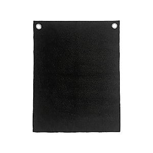 WISAUTO High Temp Felt Carbon Fiber Welding Blankets Black High Heat Flame Resistant Fabric PlumberPad for Soldering with Copper Ring 18X24inch