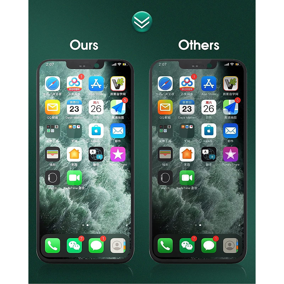 for iPhone 13 Mini Screen Replacement Kit for iPhone 13 Mini LCD Display for iPhone 13 Mini Digitizer LCD Touch Screen Assembly Repair Parts Incell Black (Not Original)