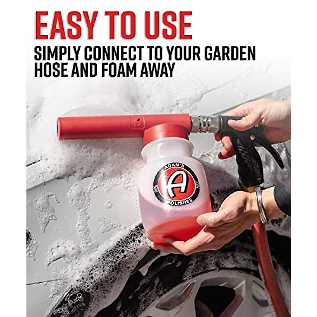 Adam's Premium Foam Gun, Car Shampoo, & Mega Foam Bundle