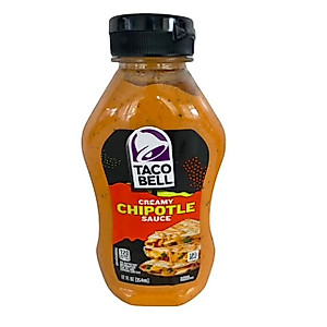 12 Oz Taco Bell Creamy Chipotle Sauce & 12 Oz Taco Bell Creamy Baja Sauce
