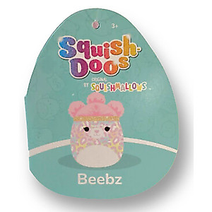 Squishmallows Beebz Squish-Doos Plush - 10 Inch Pink Cheetah Stuffed Animal Plush