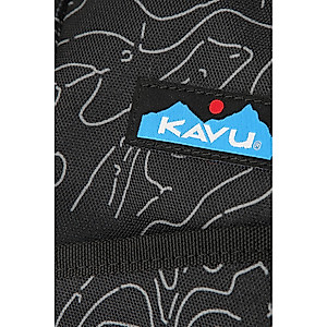 KAVU Essential Case Zip Crossbody Wallet with Rope Strap, Evergreen