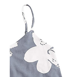 Floerns Women's Tropical Print Cami with Pants Sleepwear Two Piece Pajama Set Multi Floral M