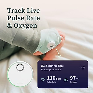 Owlet® Dream Duo 2 Smart Baby Monitor: FDA-Cleared Dream Sock® Plus Owlet Cam 2- Tracks & Notifies for Pulse Rate & Oxygen While Viewing Baby in 1080p HD WiFi Video - Mint
