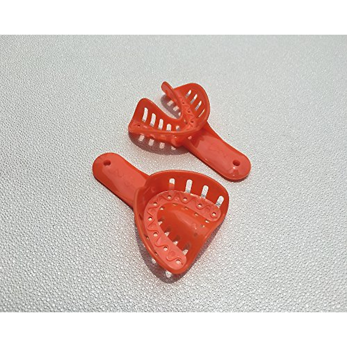 12pcs Dental Impression Tray Plastic New 6 Sizes Autoclavable for Adult/Children