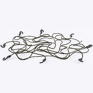 Keeper - 36” x 47” Adjustable Cargo ZipNet - Fully Adjustable and Expands to Maximum Stretched Size of 111” x 129”