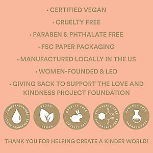 THE HEART COMPANY | Good Vibes in a bottle | Vegan Gourmand Perfume for women | Fruity Women's Eau de Parfum | Sweet Fragrance 75ml - 2.5 fl oz.