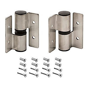 Sentry Supply 658-8237 Surface Mounted Hinge Set, Stainless Steel